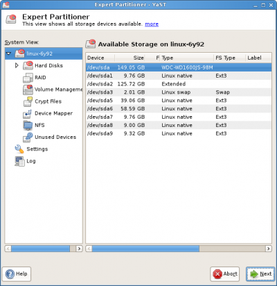 YaST2-GTK - openSUSE